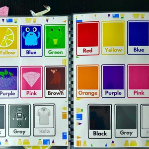 Color Matching and Color Sorting for Autism - Etsy