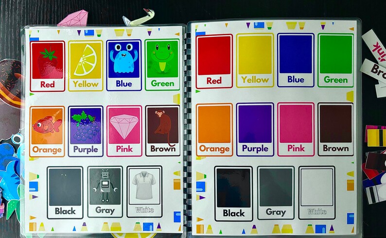 Color Matching and Color Sorting for Autism - Etsy