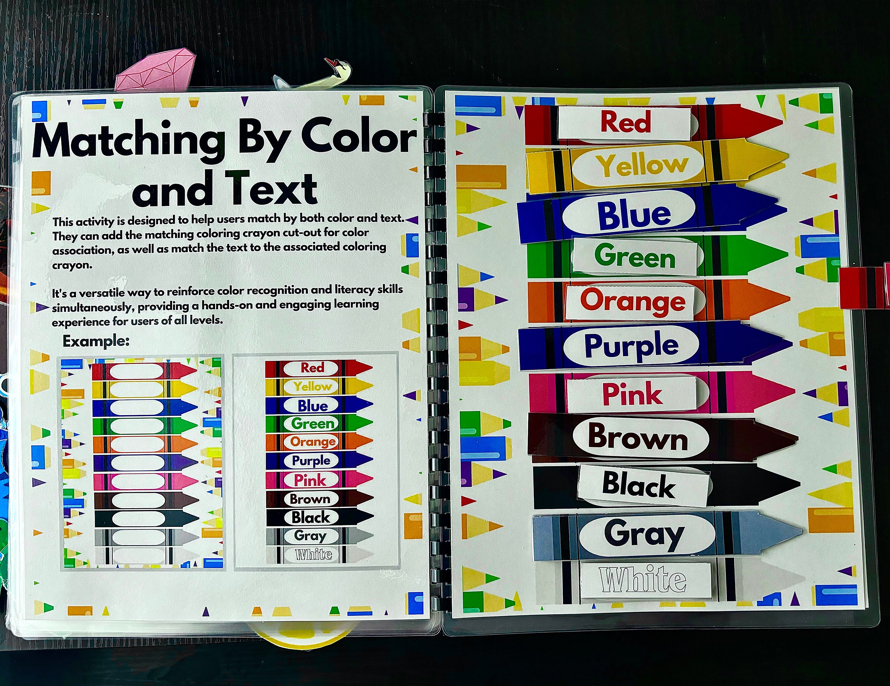Color Matching and Color Sorting for Autism - Etsy