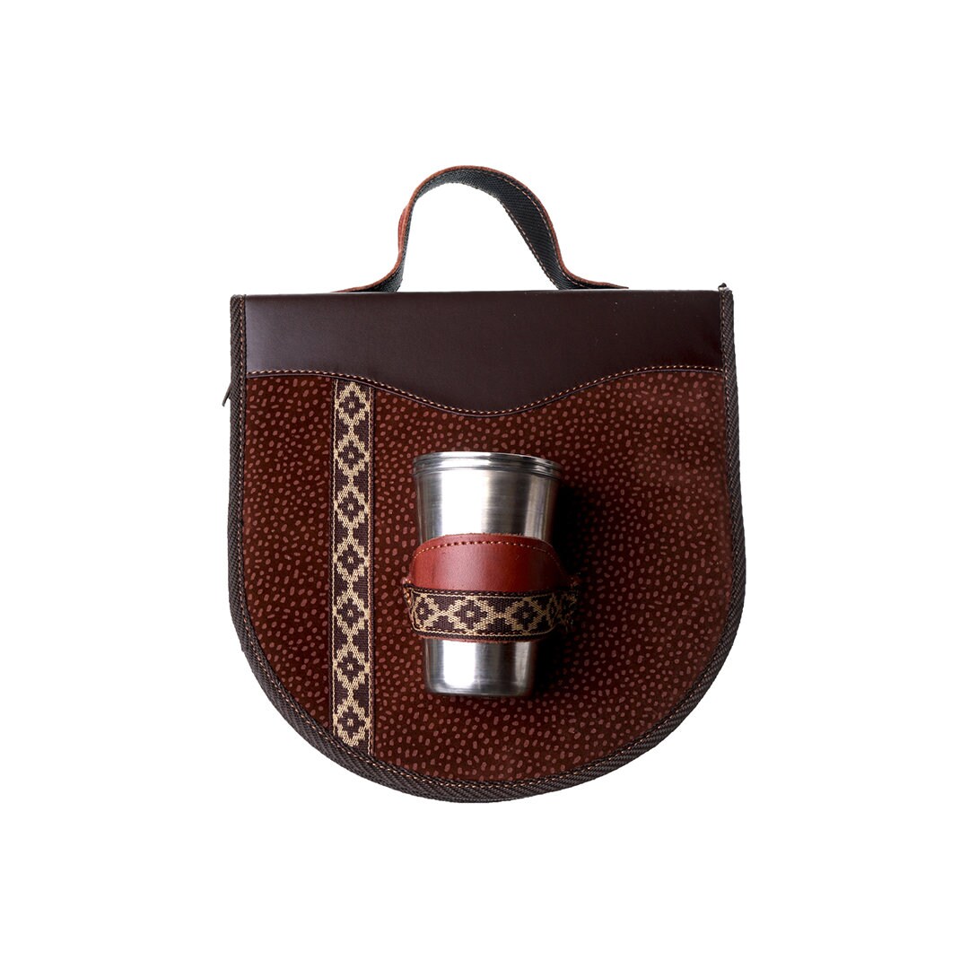 Simile Capybara Leather Roasting Set for Two Agenda | BBQ Tableware ...