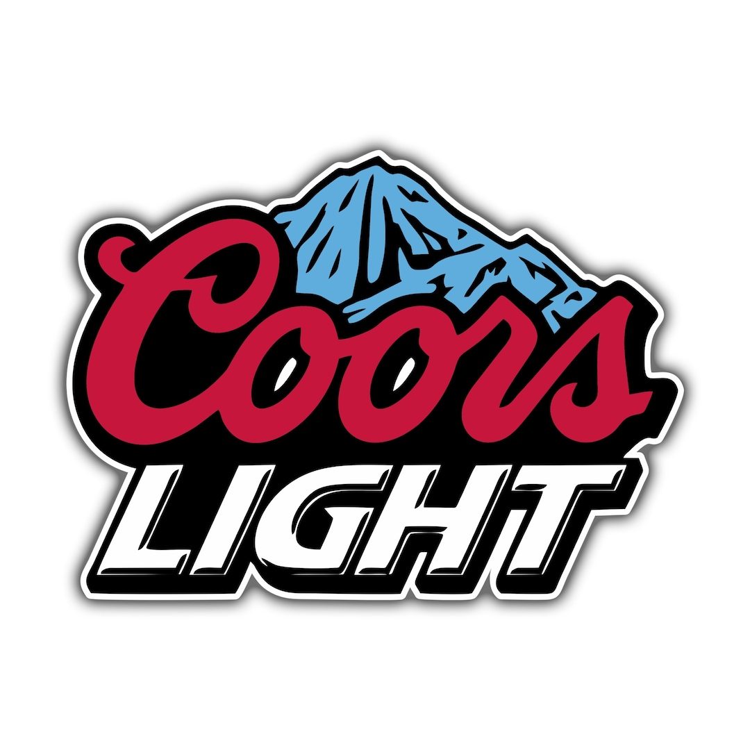 Coors Light Logo Decal/sticker - Etsy Canada