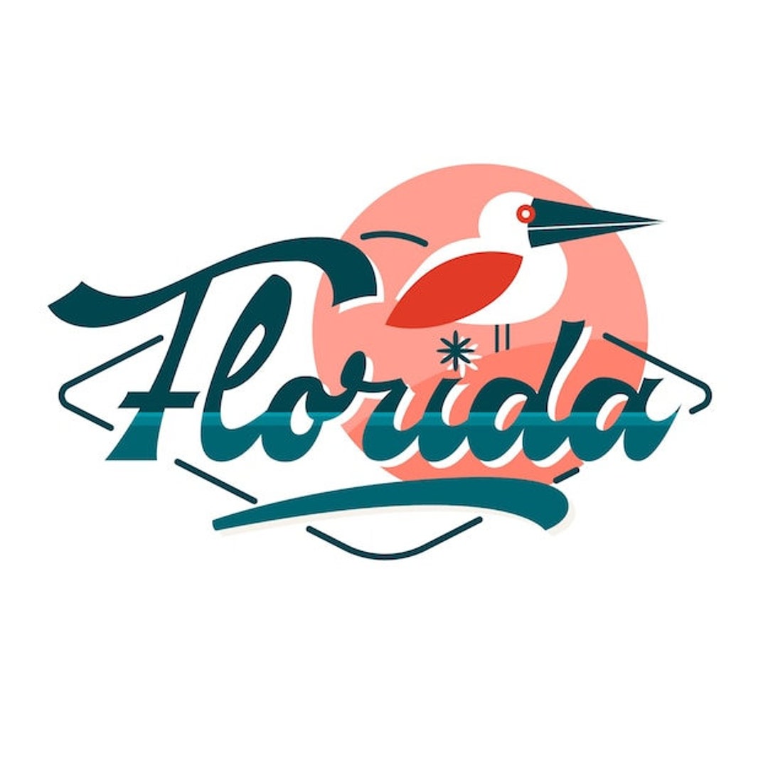 State of Flordia Logo Decals/stickers - Etsy