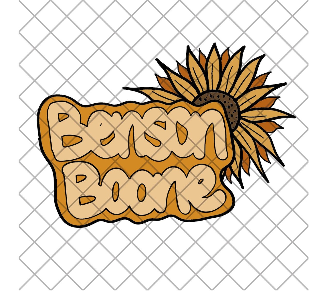 Benson Boone Sunflower Retro PNG File - Etsy