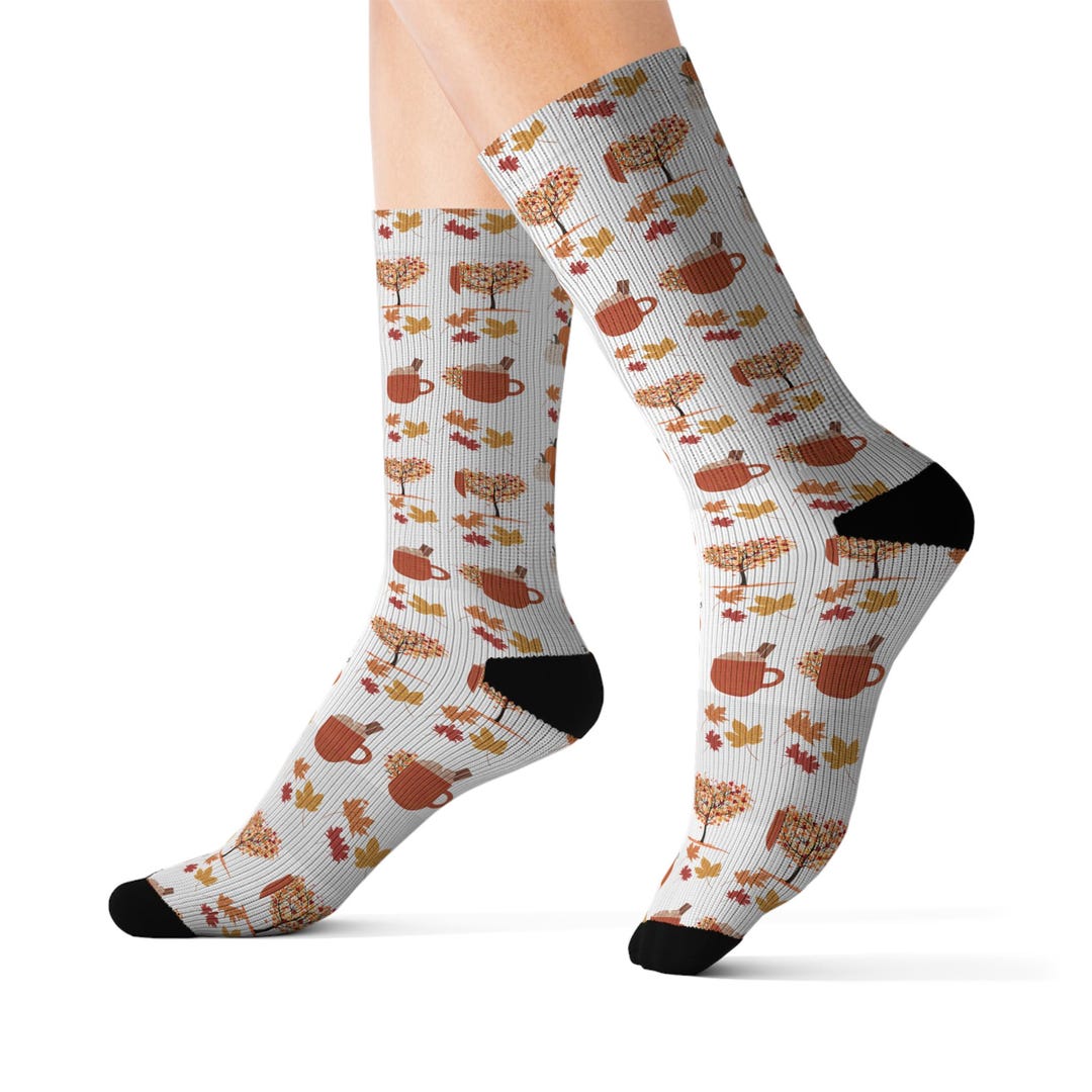 Festive Thanksgiving Socks for Men & Women, Unisex Comfort Fit With ...