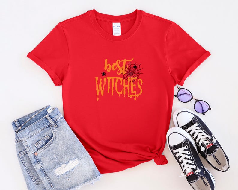 Best Witches Shirt, Halloween T-shirt, Matching Witches Tee, Funny Halloween Shirt, Halloween ...