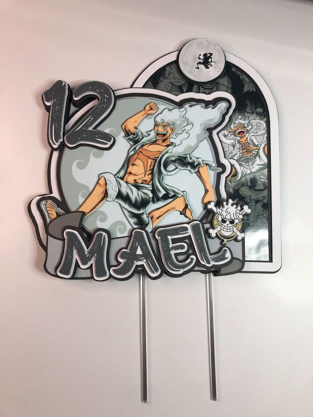 Cake Topper One Piece Luffy Gear 5 - Etsy