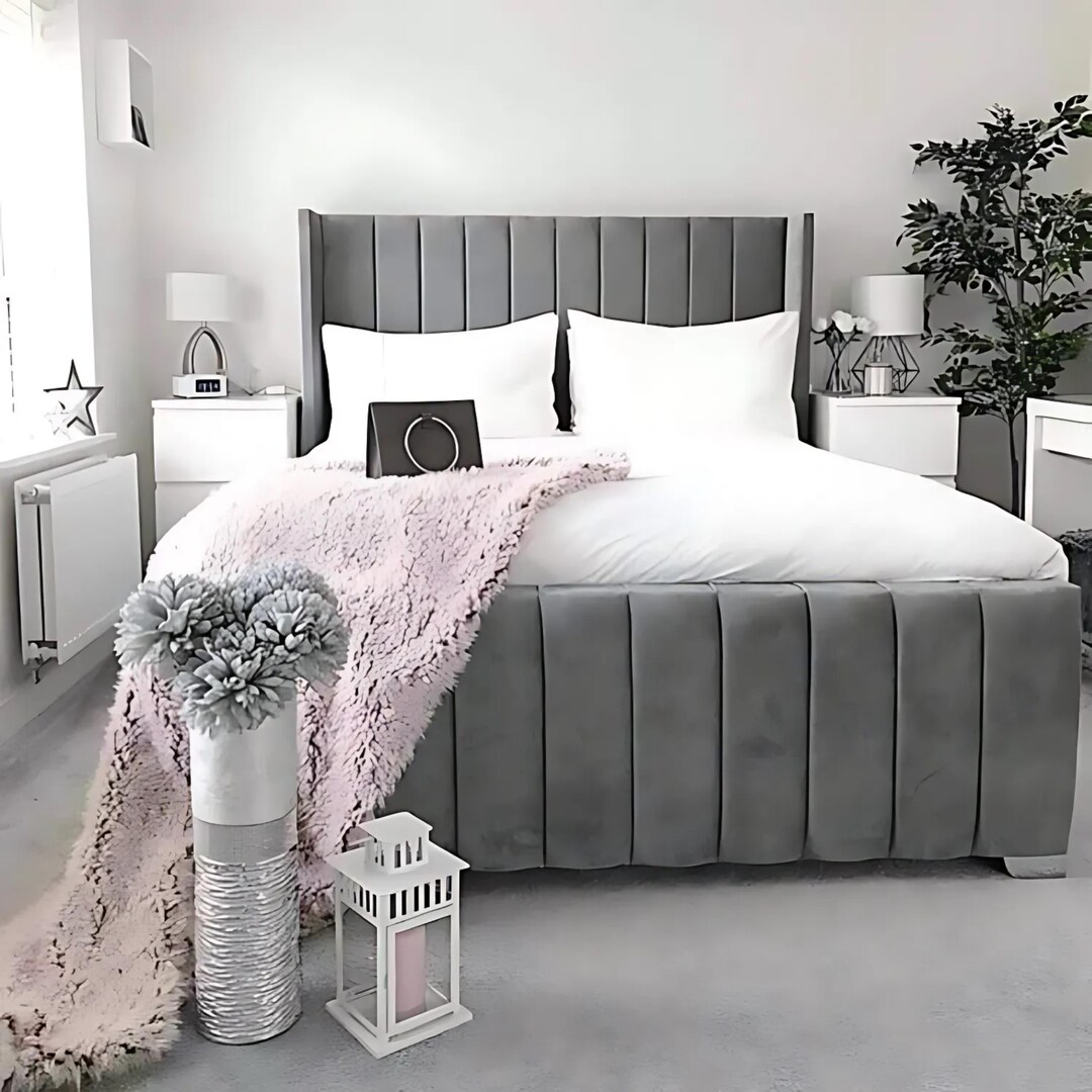 New Panel Wing Bedframe Single 3ft Double 4ft6 King 5ft Superking 6ft ...