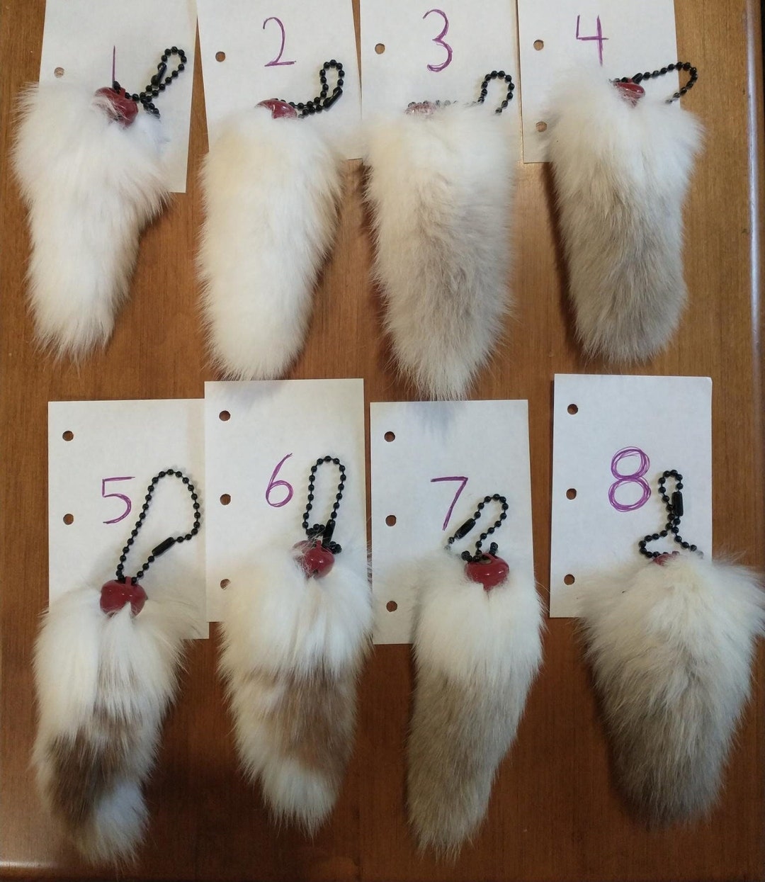 Rabbit Tail Keychain - Etsy