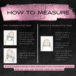 Black Neon Pink Handmade Press on Nail Set | Custom Handmade Short Long ...