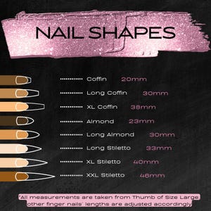 Black Neon Pink Handmade Press on Nail Set | Custom Handmade Short Long ...