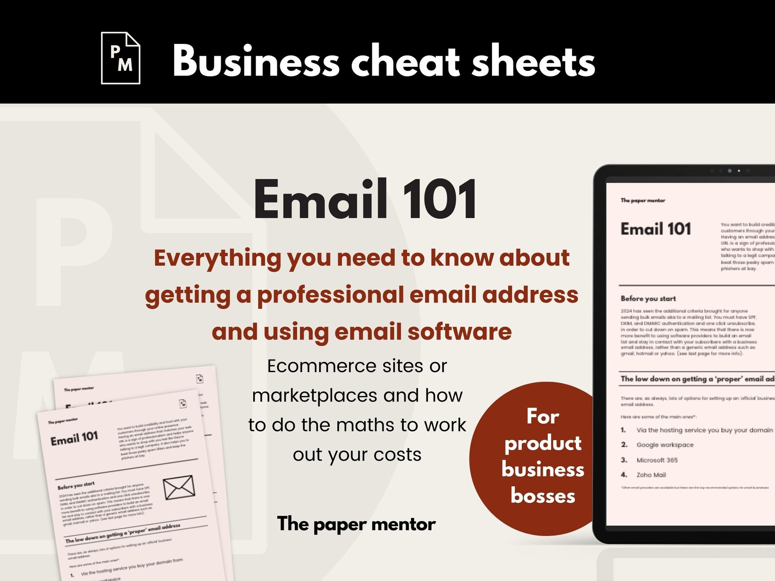 A Visual Guide on to How to Set up a Professional Email Account and ...