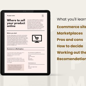 A Creative Visual Guide on Where to Sell Your Products Online With Your ...