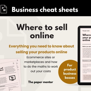 A Creative Visual Guide on Where to Sell Your Products Online With Your ...