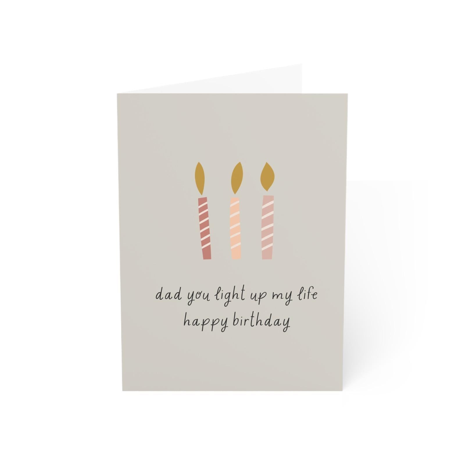 Father Birthday Card, Dad Birthday Card, Happy Birthday Dad, Birthday ...