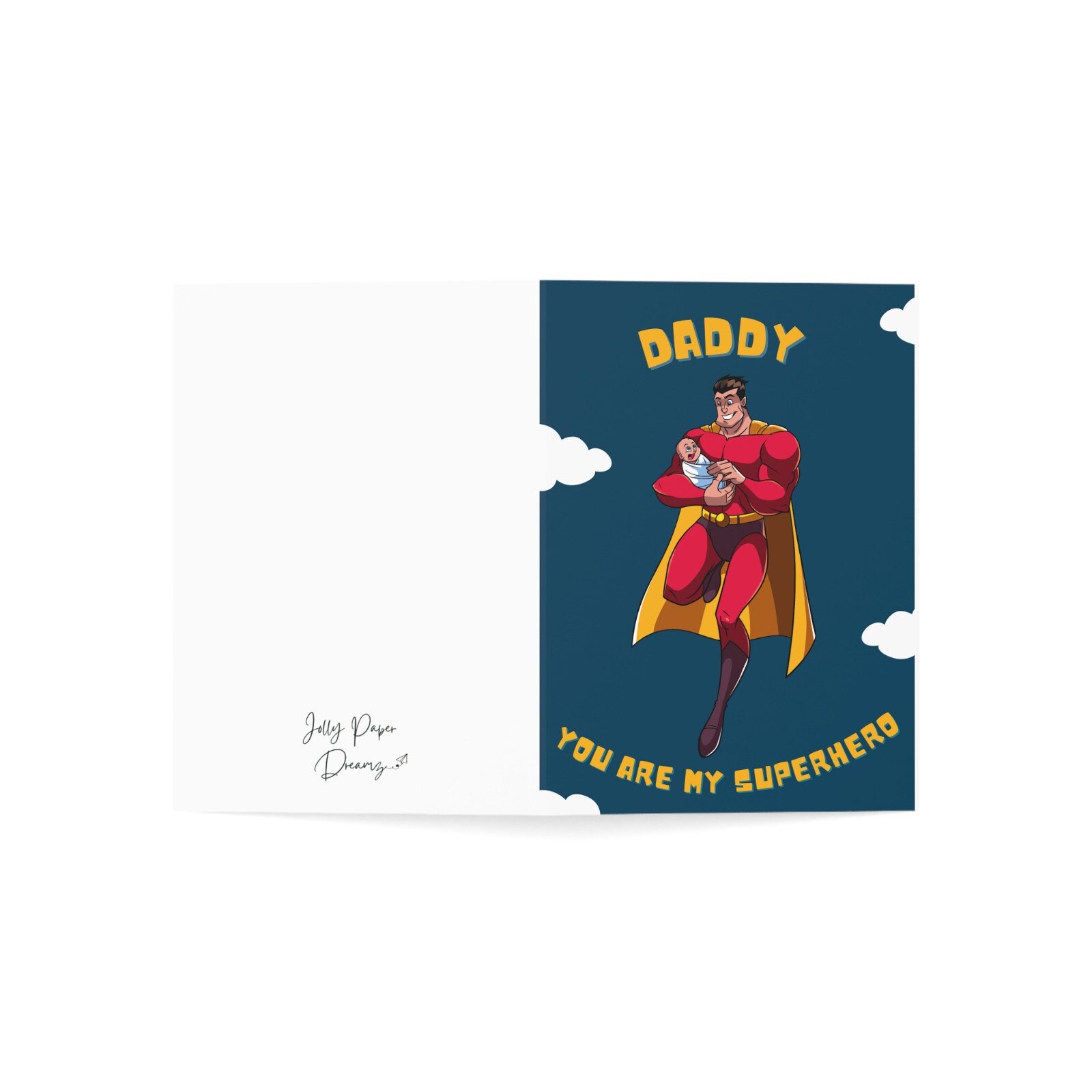 Father's Day Card, Superman Father's Day Card, Superhero Father's Day ...