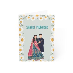 Shadi Mubarak Greeting Card, Desi Wedding (4.25x6.25) - Etsy