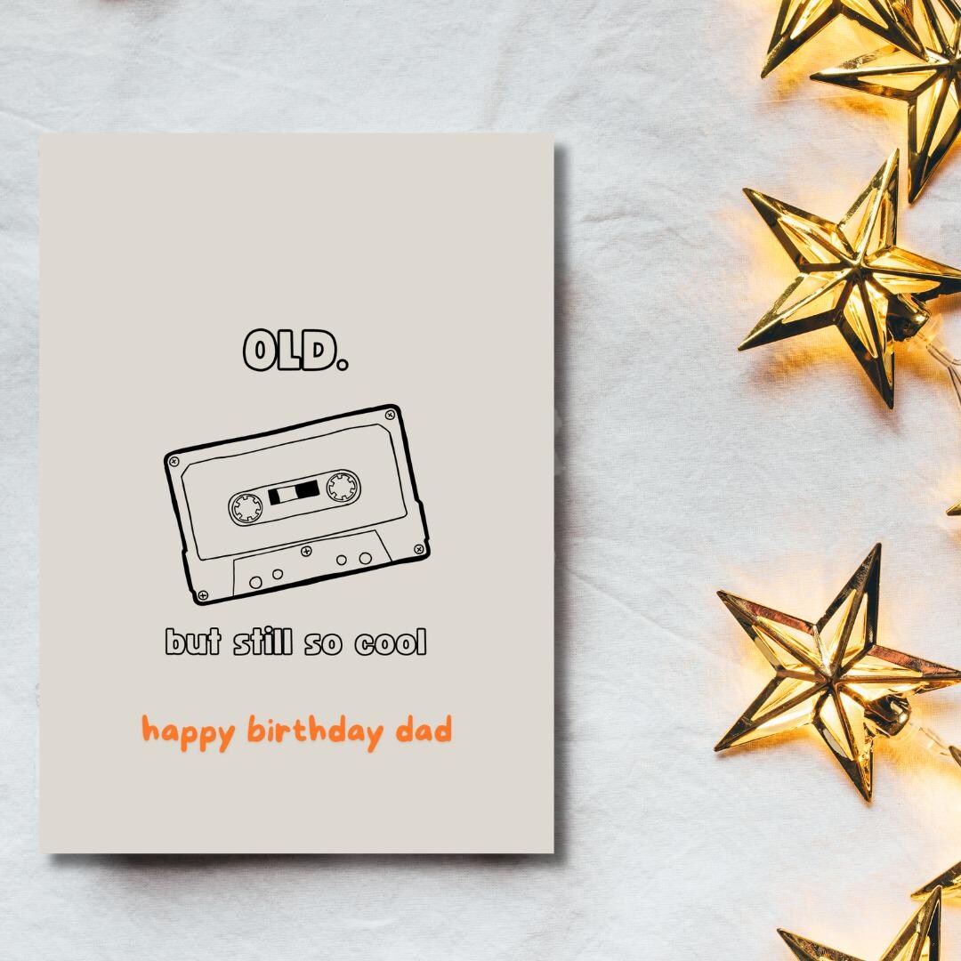 Father Birthday Card, Dad Birthday Card, Happy Birthday Dad, Birthday ...