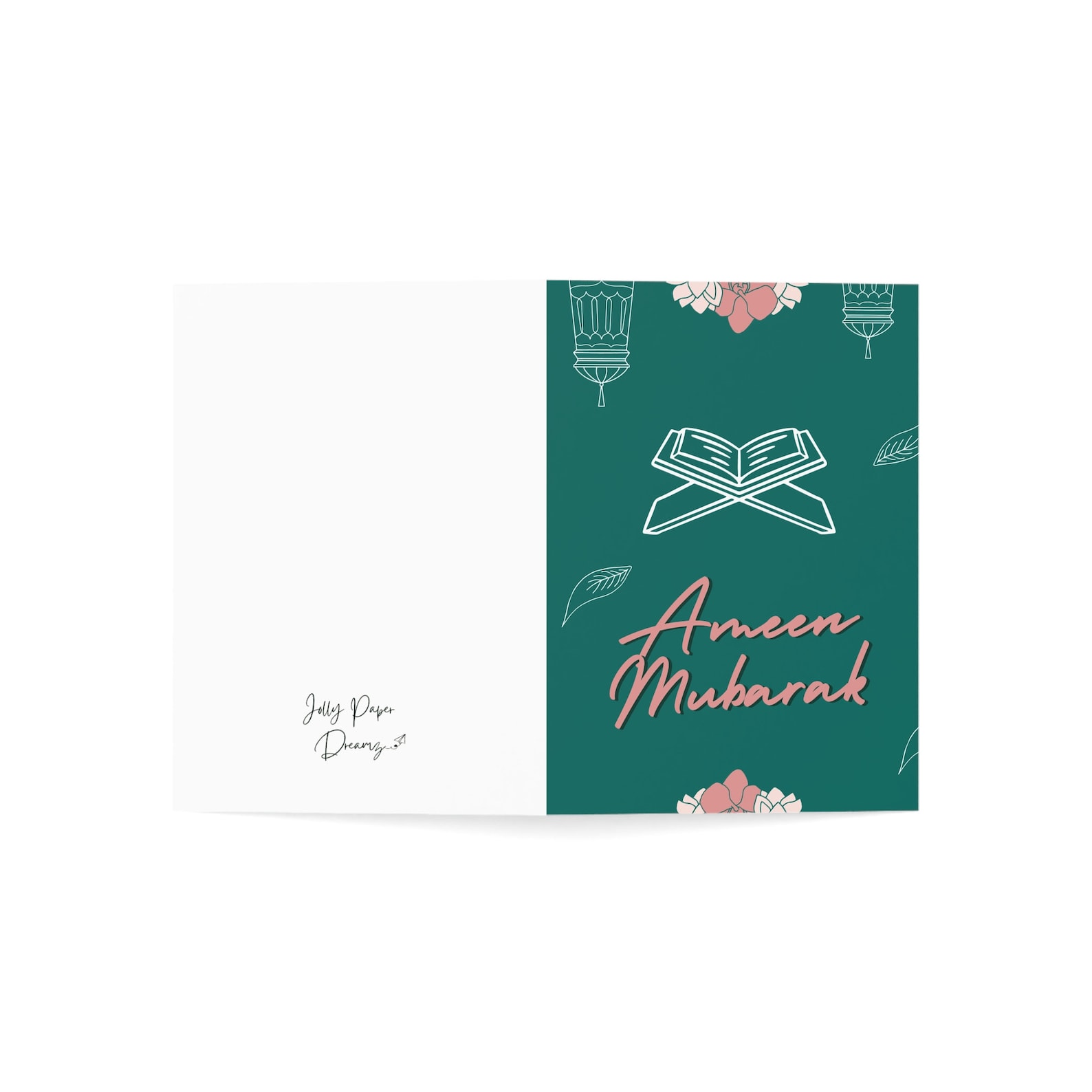 Ameen Mubarak Card, Muslim Congratulations Card - Etsy