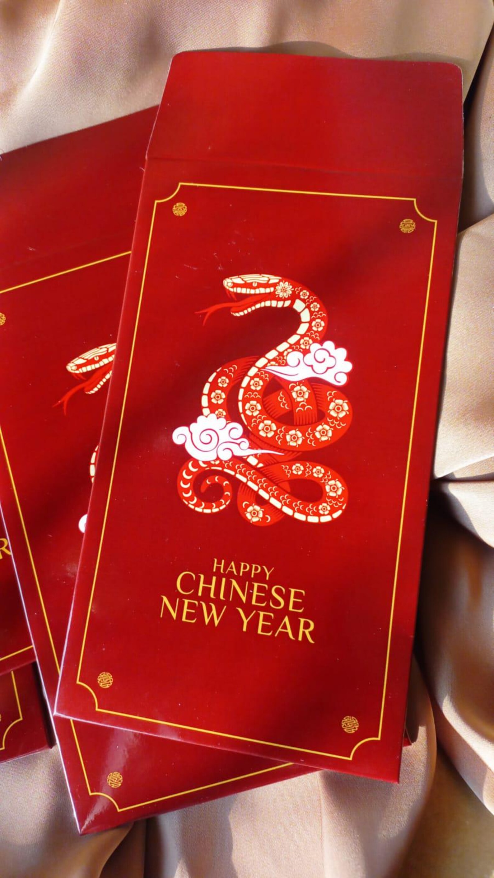 Chinese New Year Cash/money Envelopes, Red Chinese Happy New Year ...
