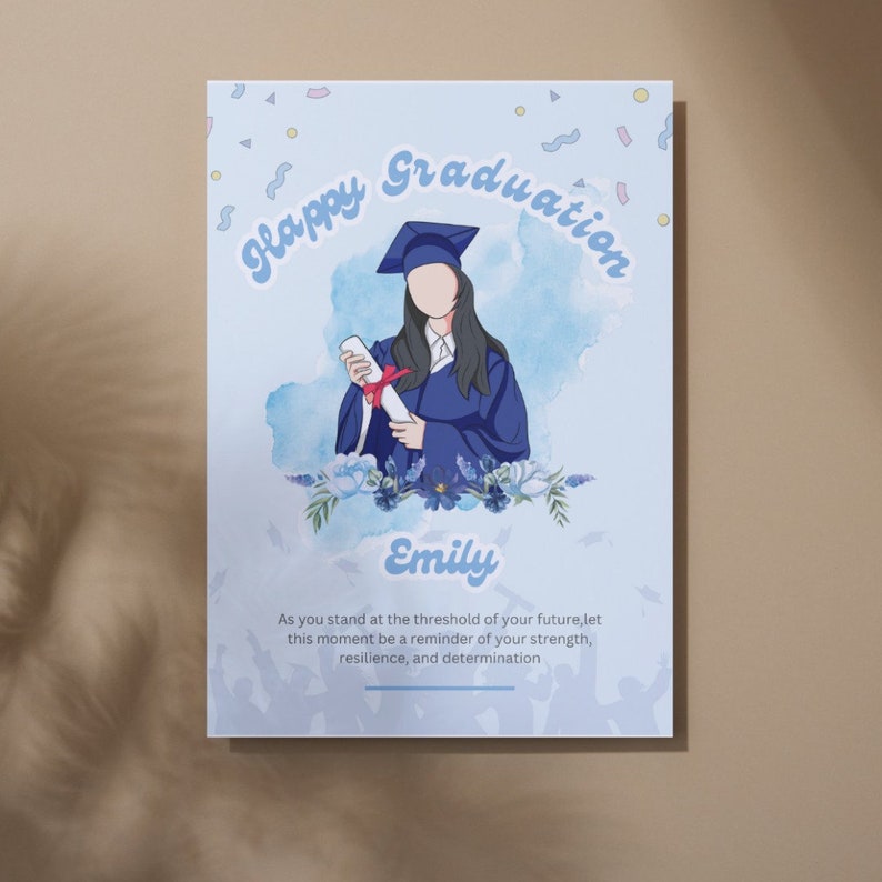 2024 Graduation Card, Congrats Grad, Graduation Hat Card, Happy ...
