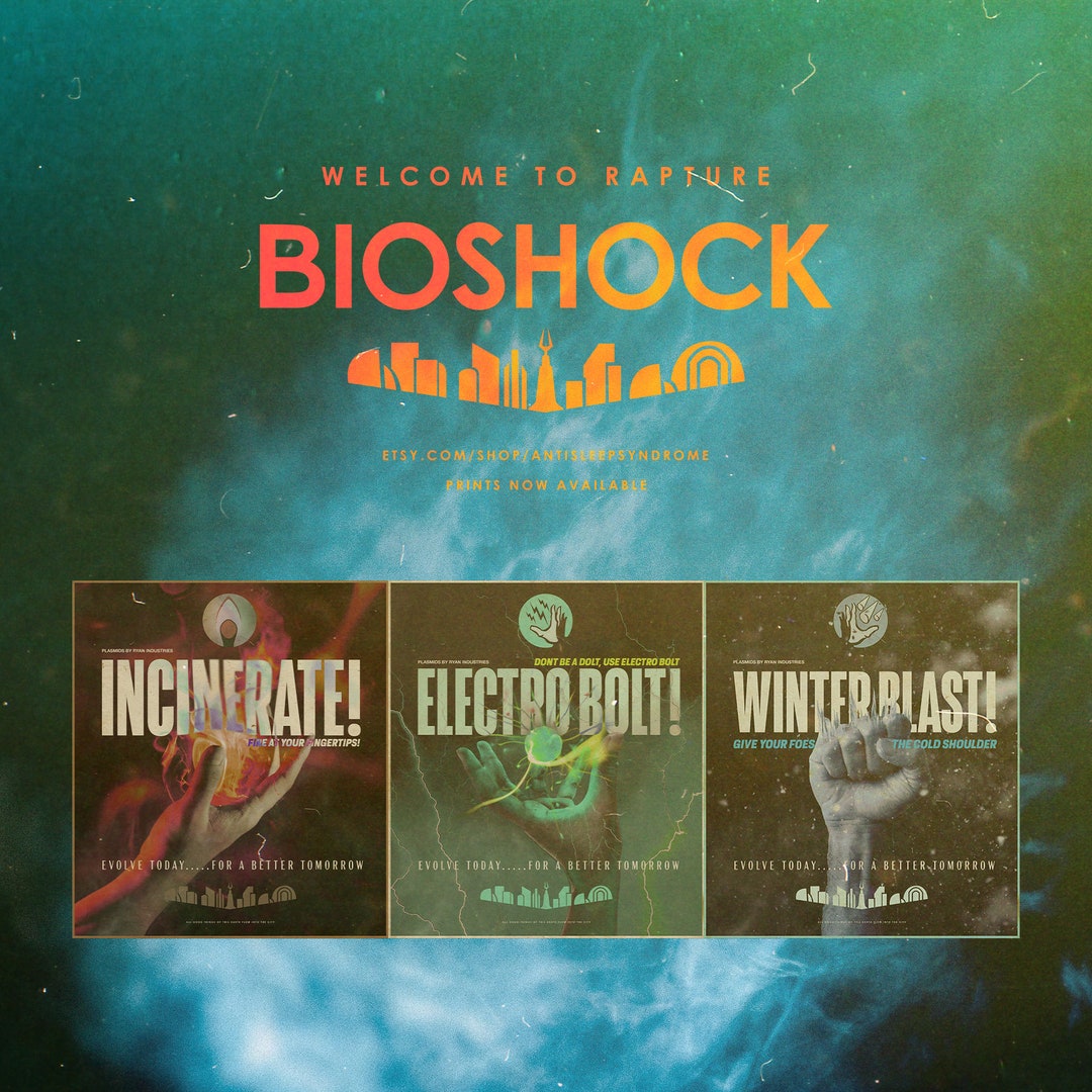 CIRCUS OF VALUE Bioshock Poster Series Alternative Video Game - Etsy