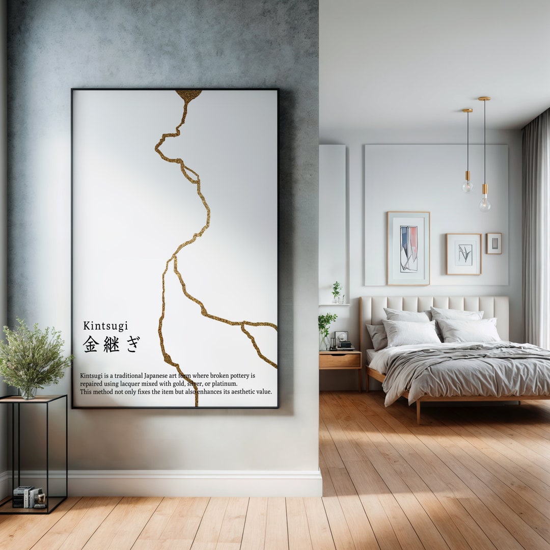 Kintsugi Definition Print Japan Printable Wall ART Quote Print ...