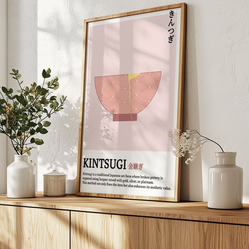Kintsugi Definition Print - Japan Printable Wall ART | Urushi | Rice ...