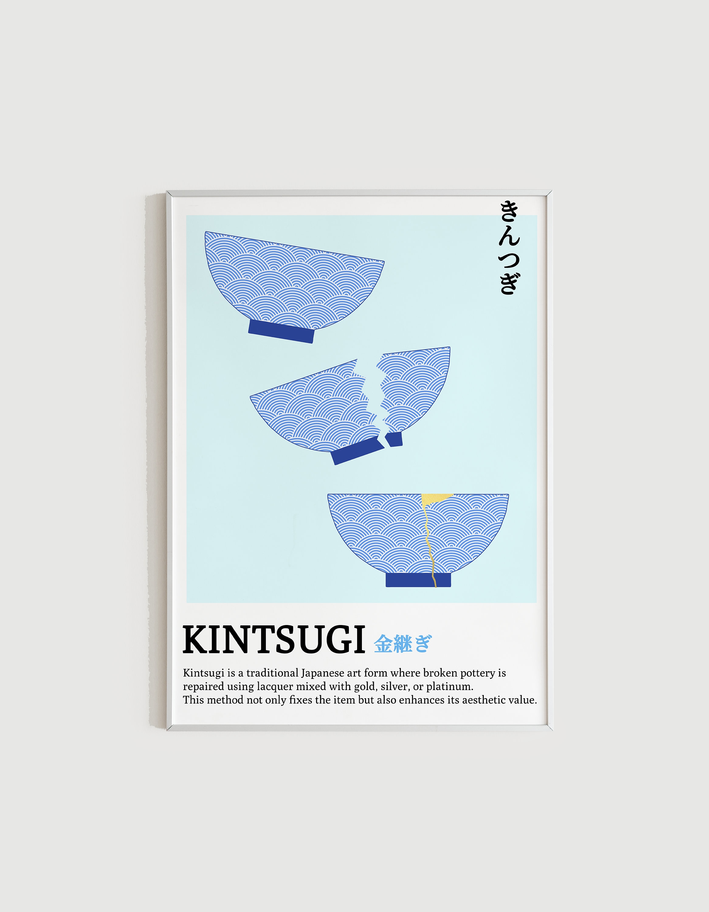 Kintsugi Definition Print - Japan Printable Wall ART | Urushi | Rice ...
