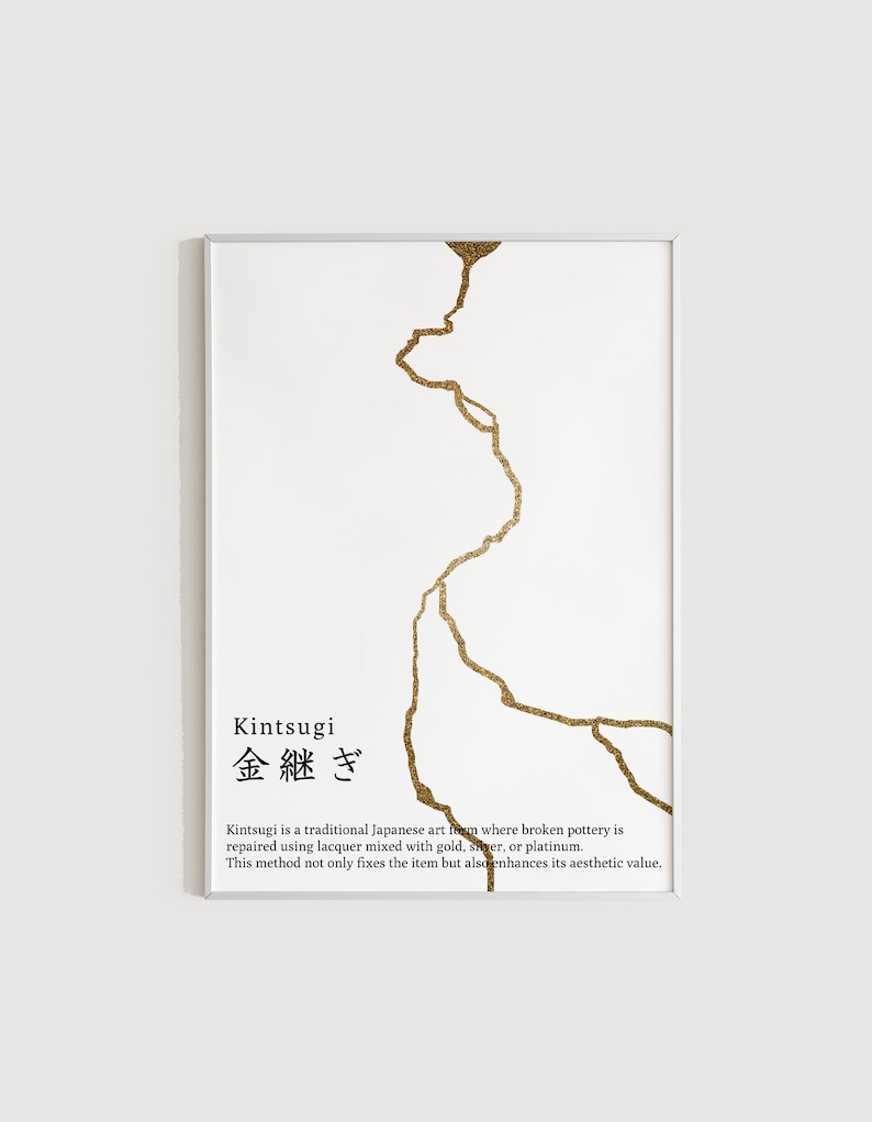 Kintsugi Definition Print - Japan Printable Wall ART | Quote Print ...