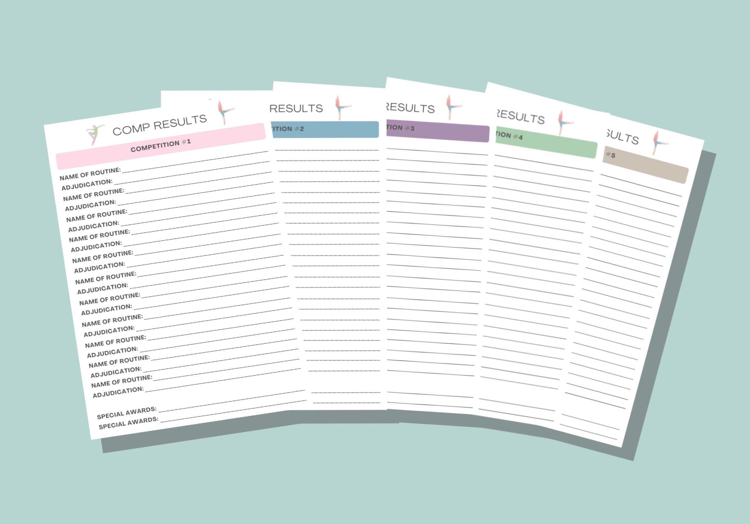 The Best Dance Comp Checklist Package - Etsy