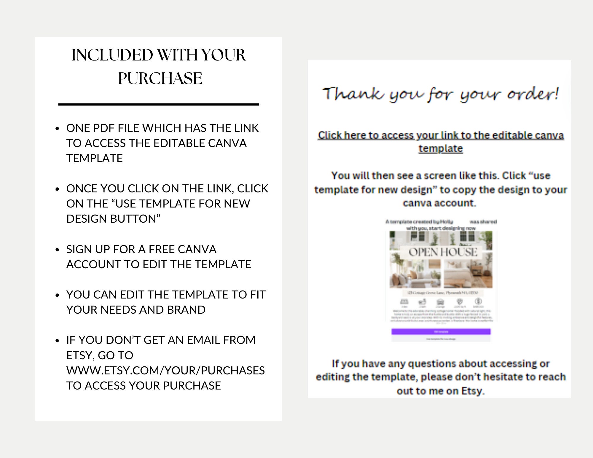 Real Estate Flyer Bundle, Open House Flyer, Just Listed Flyer, Hello ...