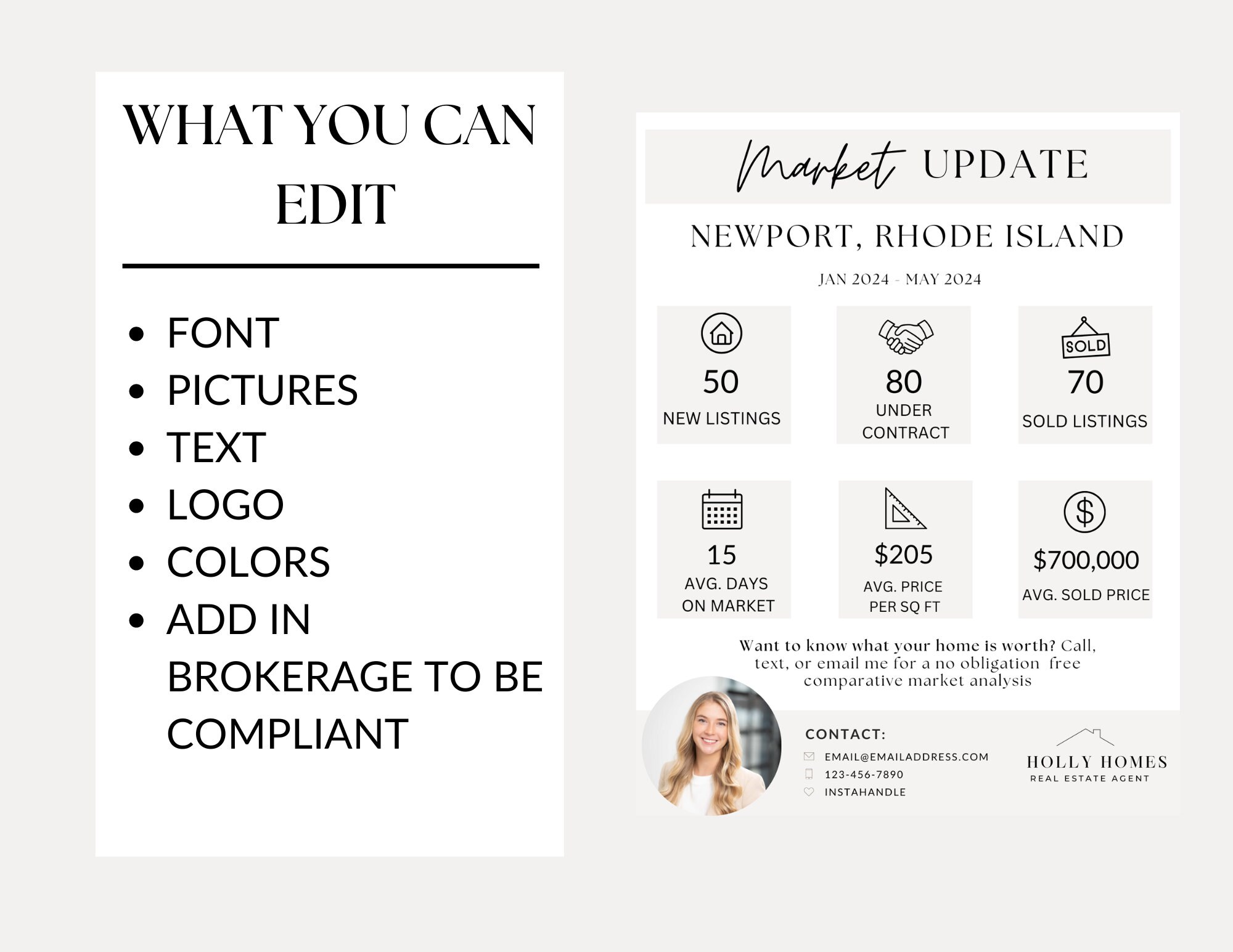 Realtor Flyer, Real Estate Flyer, Market Update Flyer, Real Estate ...