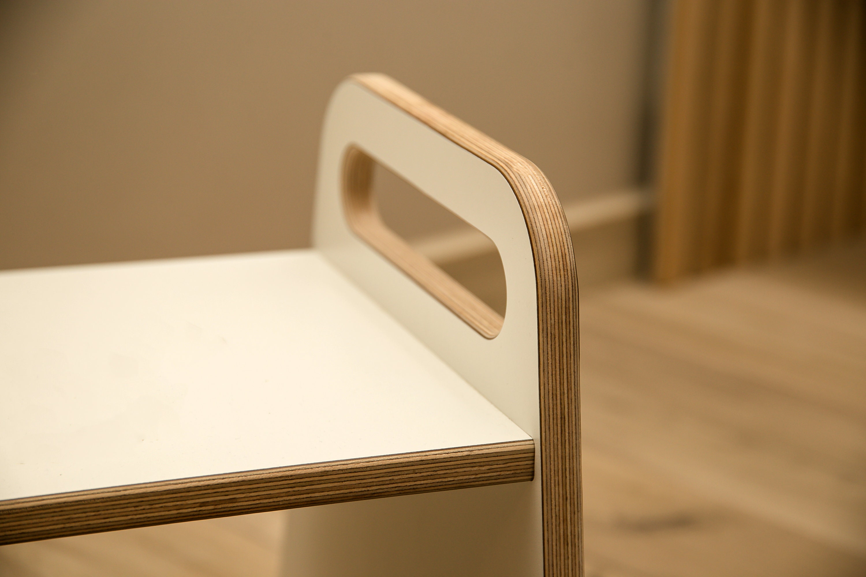 Kids Step Stool, Toddler Stool, Kids Stool, White Step Stool, Wooden ...