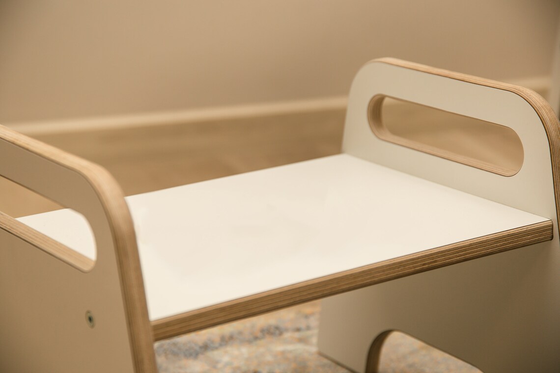 Kids Step Stool, Toddler Stool, Kids Stool, White Step Stool, Wooden ...