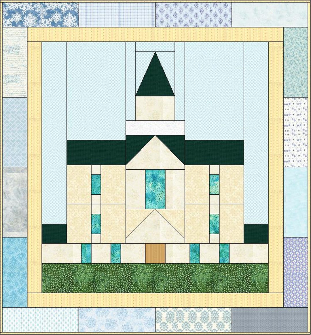 Taylorsville, Utah Temple Quilt Pattern - Etsy