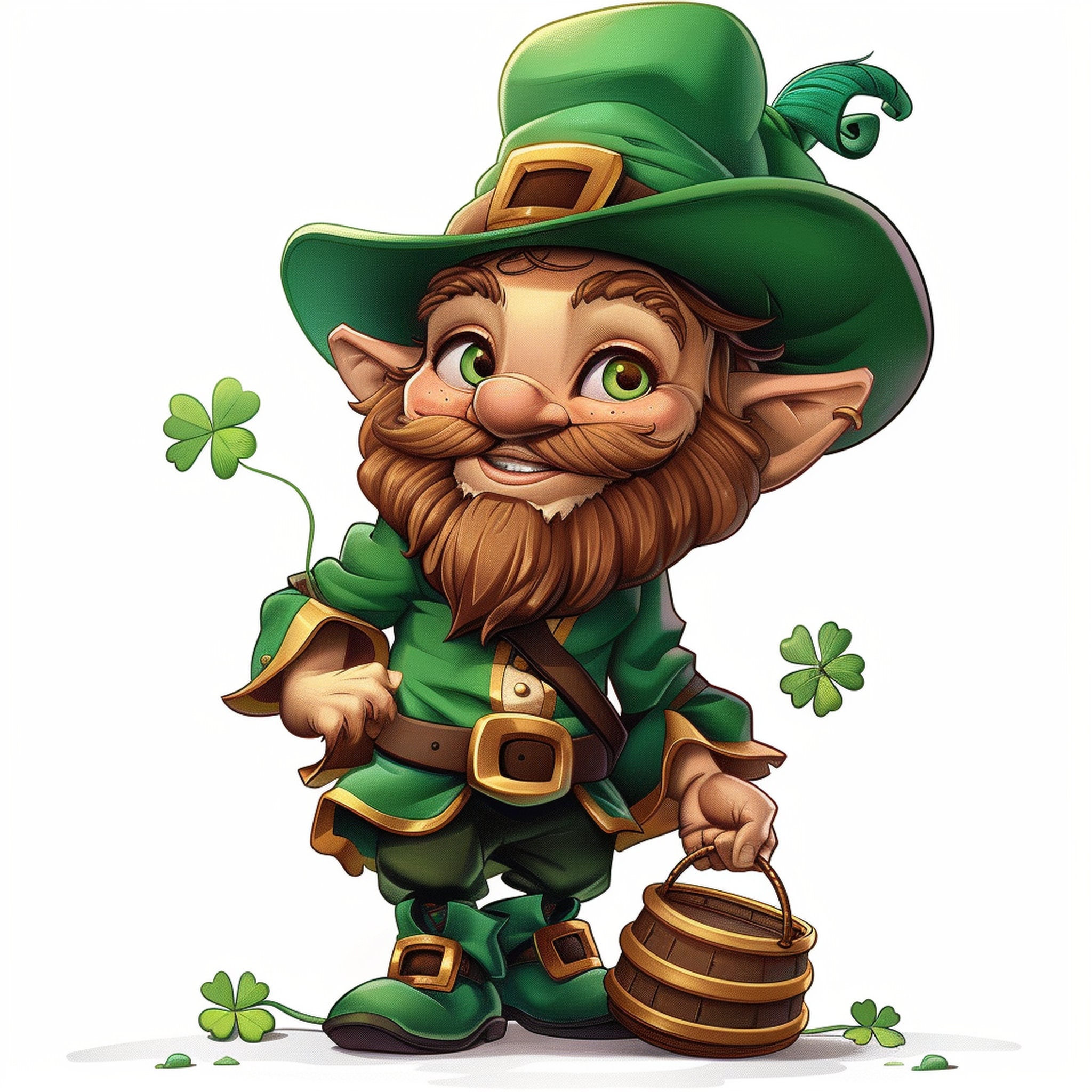 10 Leprechaun Clipart Bundle Jpgs, High Quality Jpgs, Digital Download ...