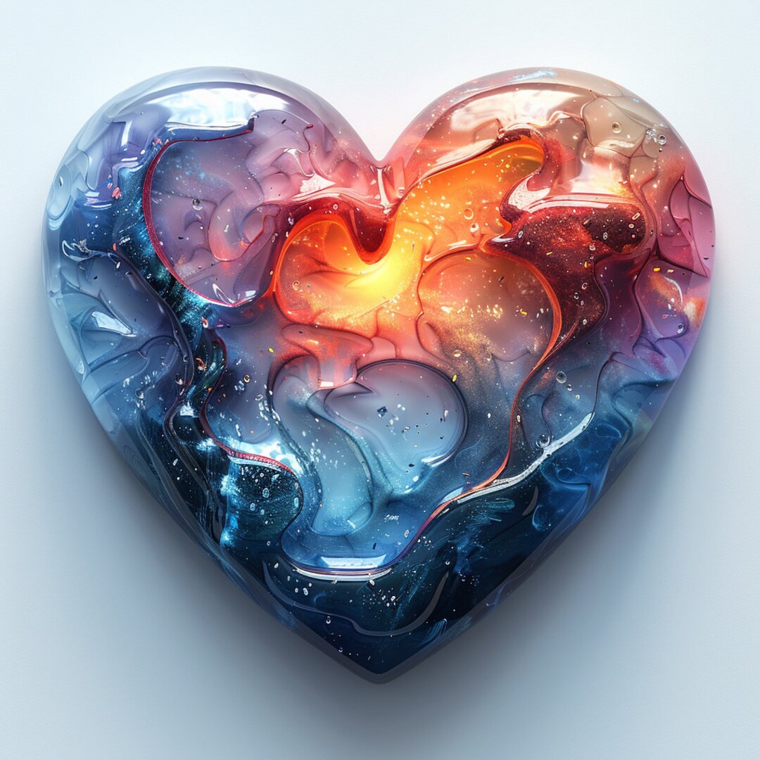 10 Heart Clipart Bundle Jpgs, High Quality Jpgs, Digital Download, Card ...