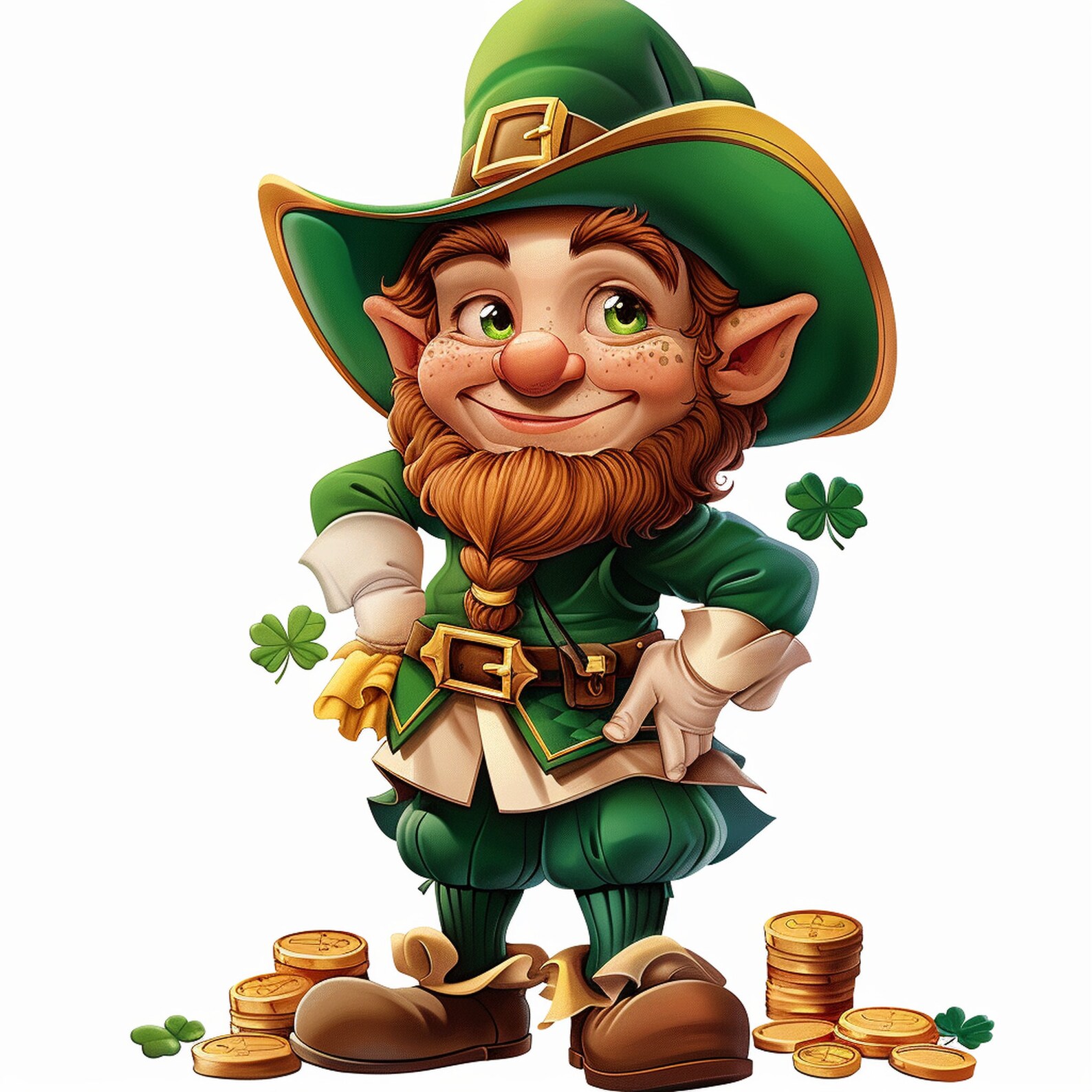 10 Leprechaun Clipart Bundle Jpgs, High Quality Jpgs, Digital Download ...