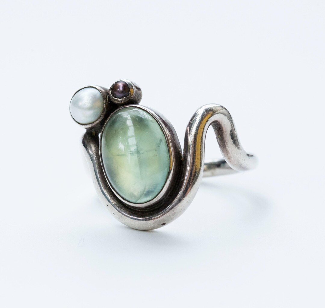 Rabinovich Sterling Silver Modernist Ring Denmark 1980s in Good Vintage ...