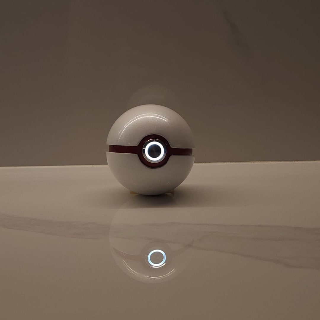 Realistic Pokeball Replica With LED Premier Ball Gift for Him Geek ...