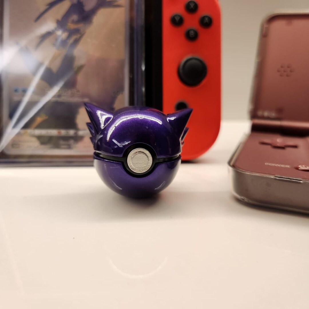 Realistic Mini Pokeball Replica Haunter Themed | Gift for Him | Geek ...