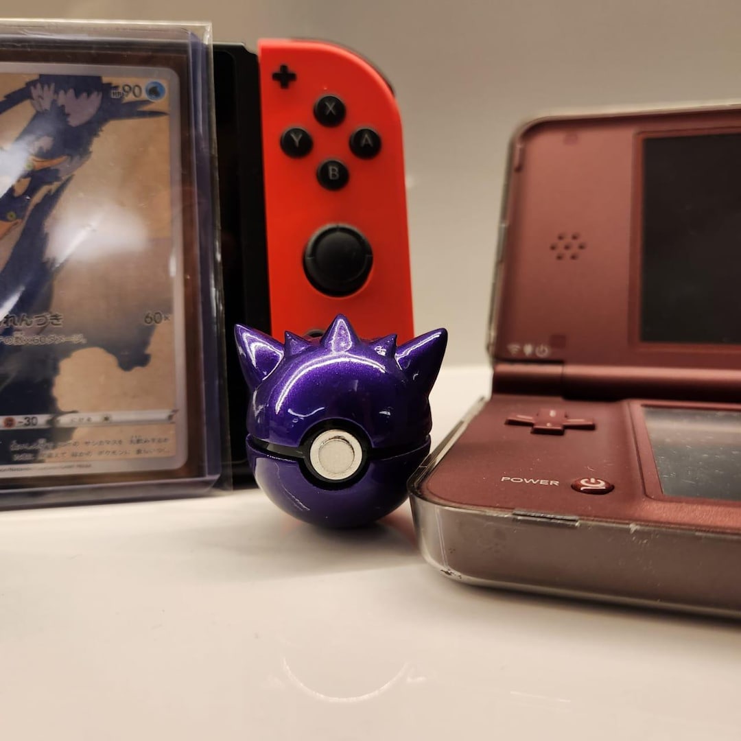 Realistic Mini Pokeball Replica Gengar Themed | Gift for Him | Geek ...