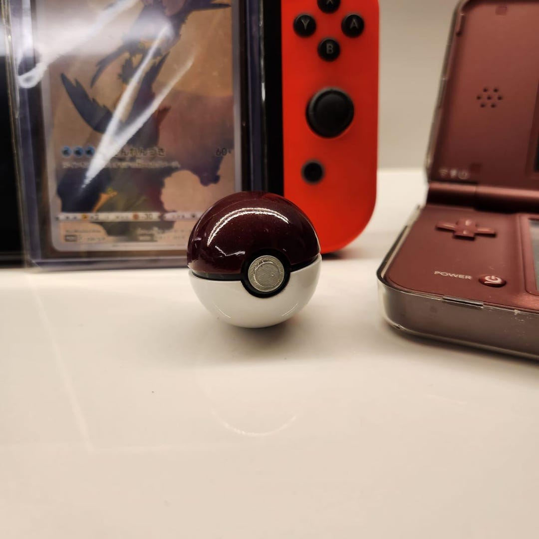 Realistic Mini Pokeball Replica Themed | Gift for Him | Geek Decoration ...
