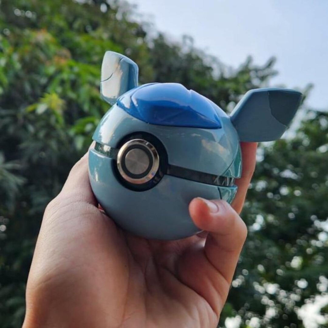 Realistic Pokeball Replica With LED Glaceon Themed | Gift for Him ...