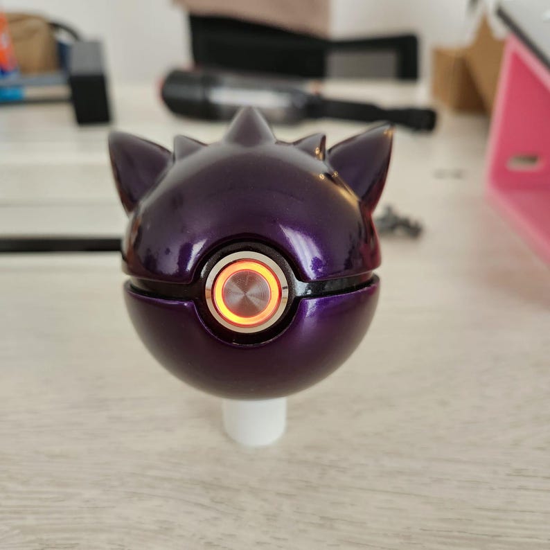 Realistic Pokeball Replica With LED Gengar Themed | Gift for Him | Geek ...