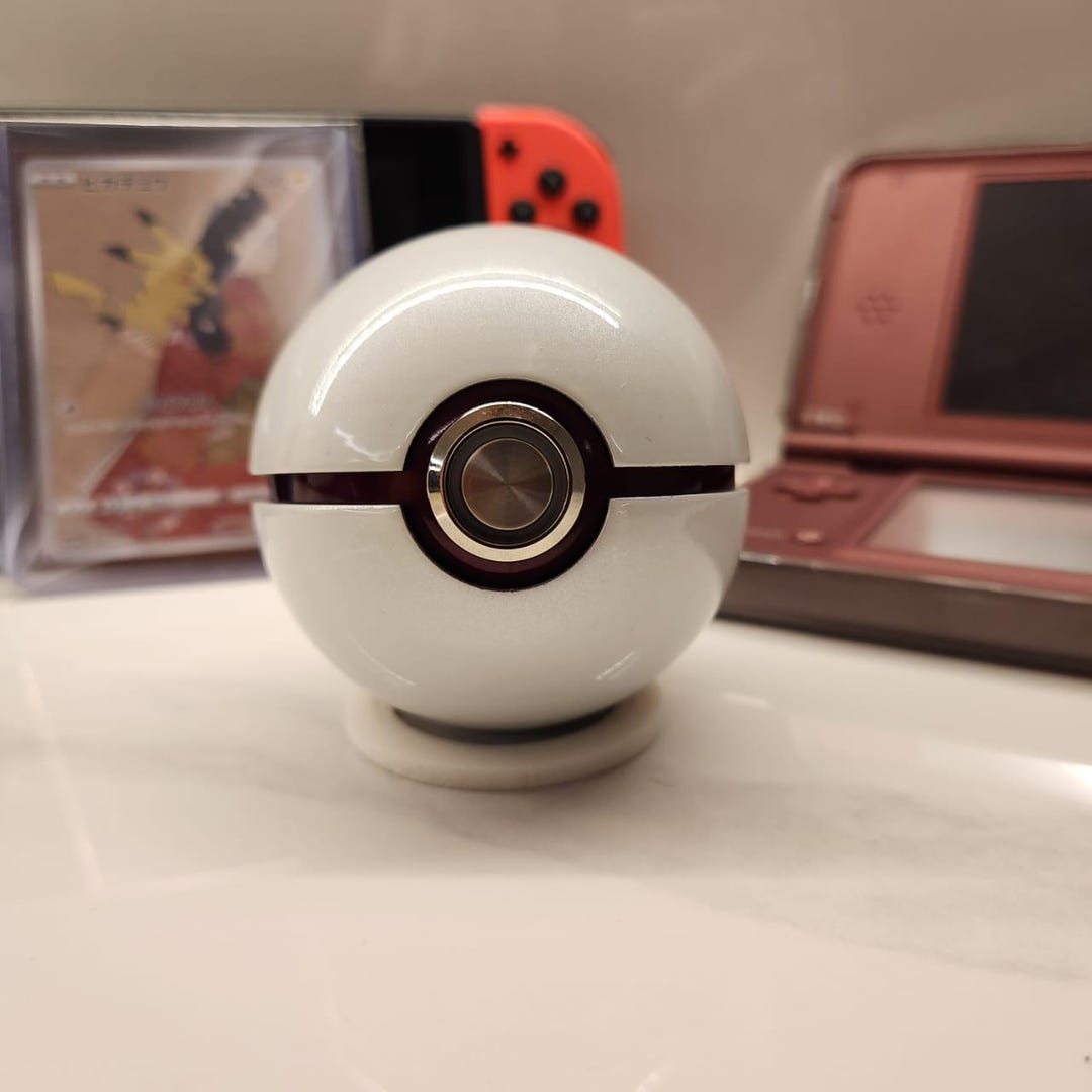 Realistic Pokeball Replica With LED Premier Ball | Gift for Him | Geek ...