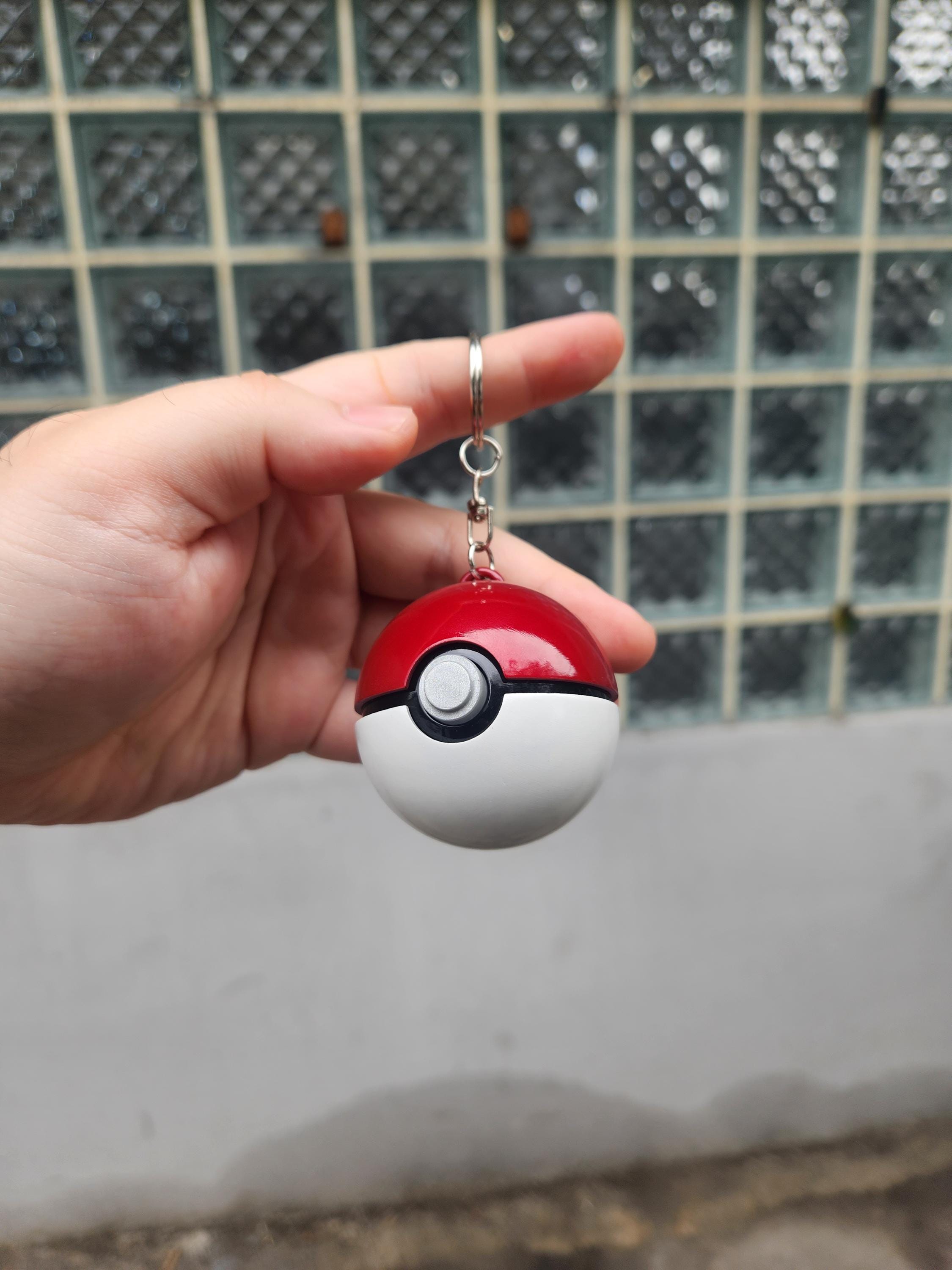 Realistic Pokeball Keychain Replica | Fidget Toys Clicker | Gift for ...