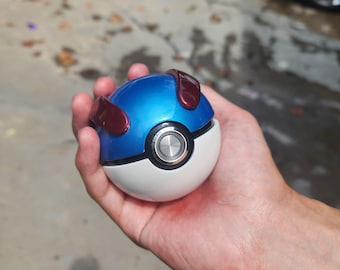Realistic Pokeball Replica With LED | Gift for Him | Geek Decoration ...