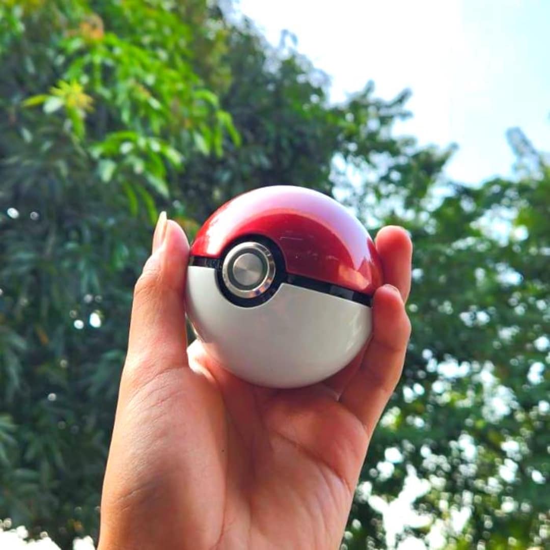 Realistic Pokeball Replica With LED | Gift for Him | Geek Decoration ...