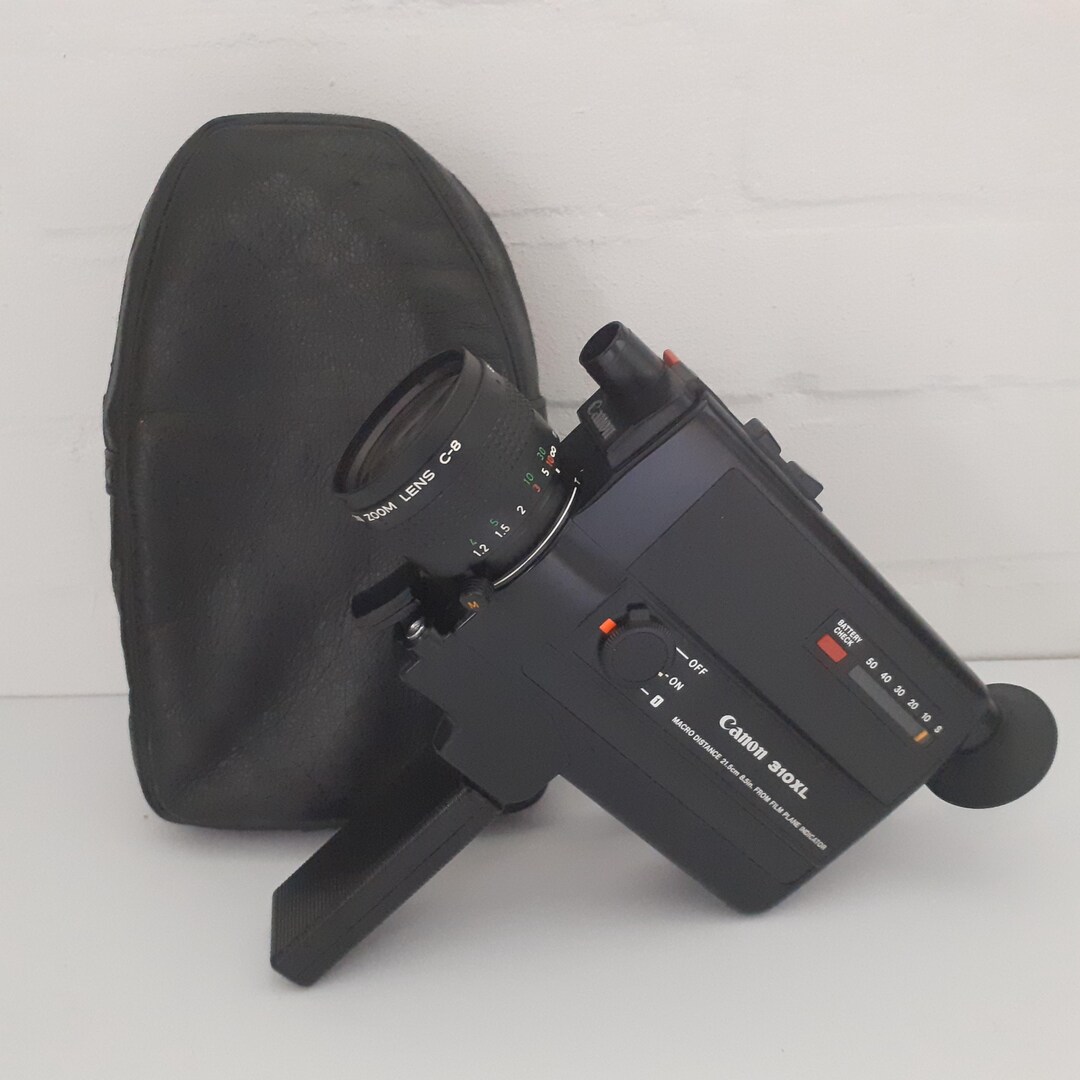 Canon 310XL Super 8, 8mm Movie Film Camera, Black Case - Etsy